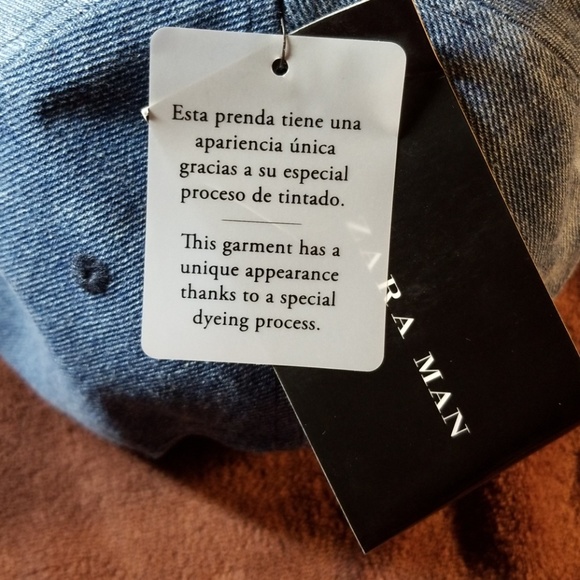 Zara | Accessories | Zara Man Denim Snapback Hat | Poshmark
